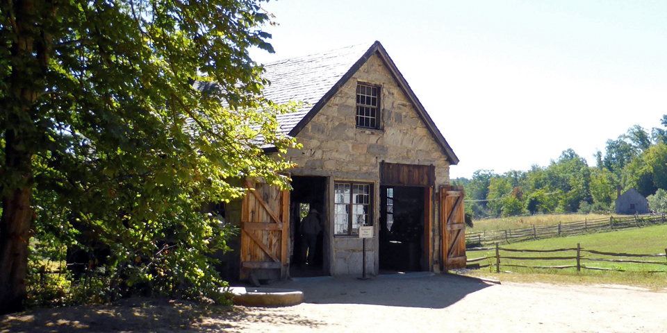 Old Sturbridge Village blacksmith building | Notable Travels