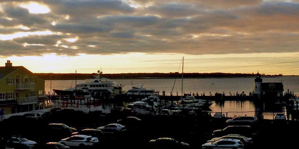 view of Saybrook Point Inn & Spa and marina, Old Saybrook, Connecticut ...