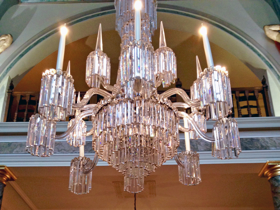 Glenarm Estate foyer, Glenarm, County Antrim, Northern Ireland ...