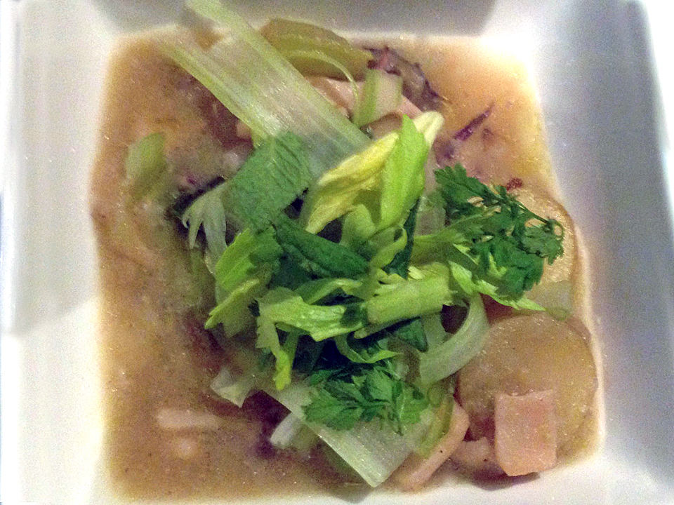 Poached Rhode Island Squid with Celery and Salted Herbs by Marc Sheehan ...